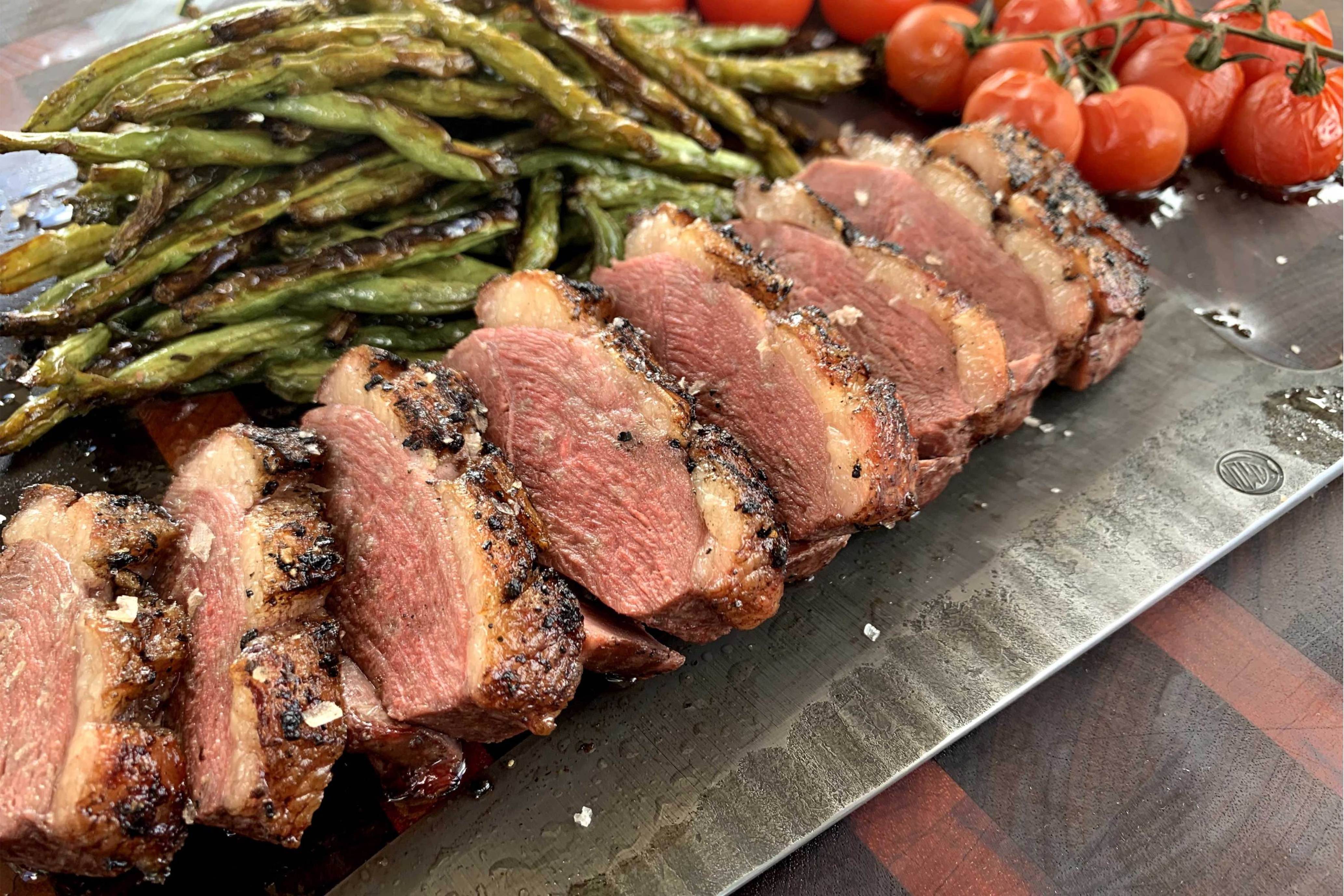 Crispy Grilled Duck Breast & Duck Fat Fried Green Beans – FogoCharcoal.com
